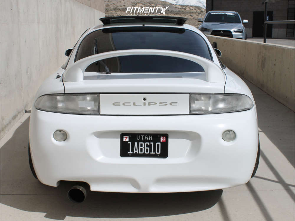 1999 Mitsubishi Eclipse GSX with 18x9.5 Work Emotion Zr10 and Kenda ...