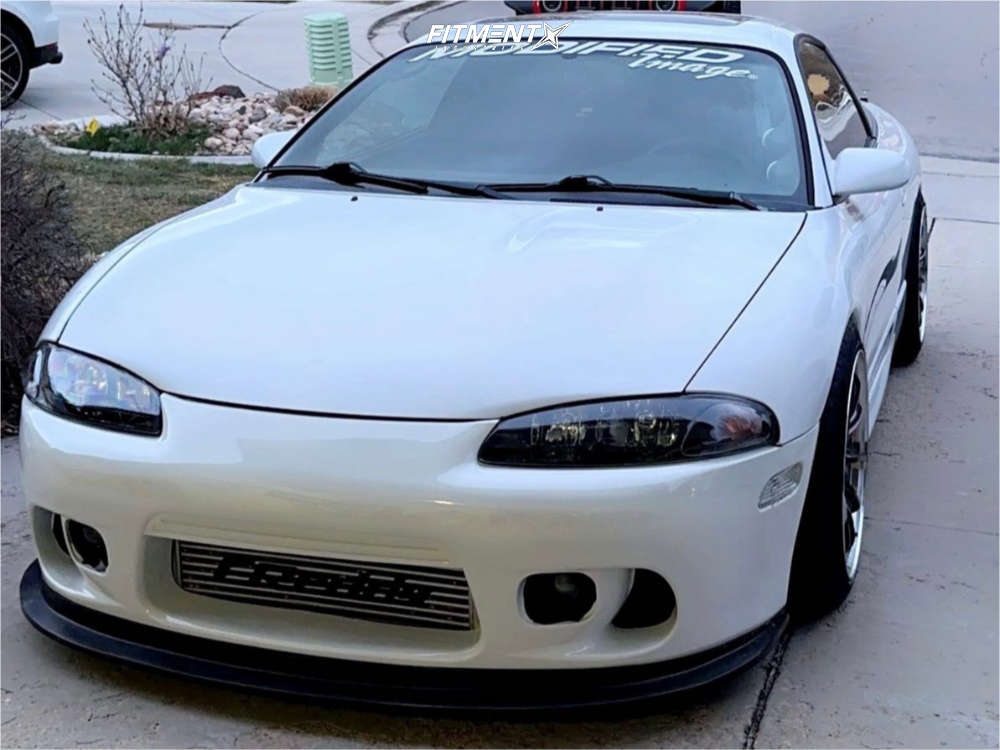1999 Mitsubishi Eclipse GSX with 18x9.5 Work Emotion Zr10 and Kenda ...