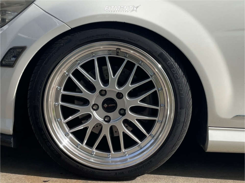 2011 Mercedes-Benz C300 Sport with 18x8 Vors Vr8 and Dcenti 225x40 on ...