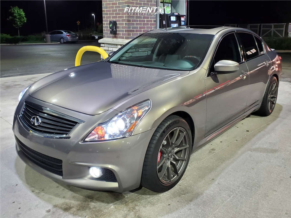 2010 INFINITI G37 Sport with 18x8.5 Option Lab R716 and Michelin 255x45 ...