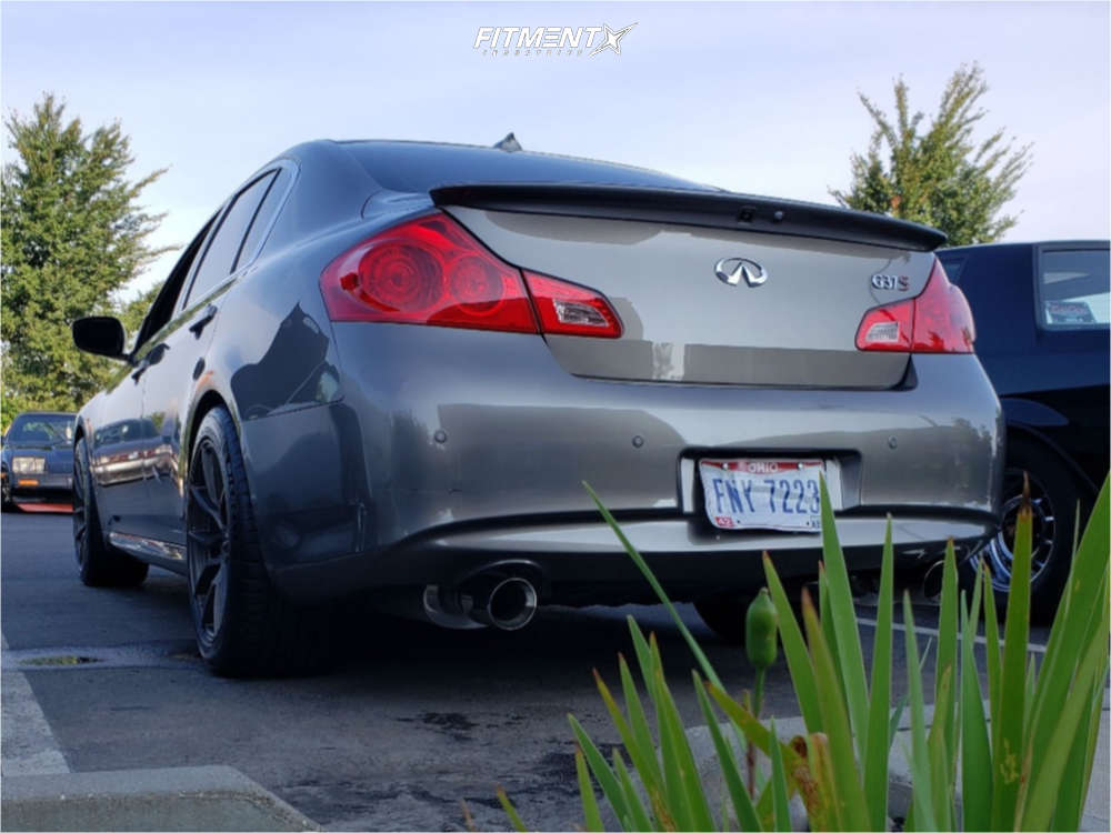 2010 INFINITI G37 Sport with 18x8.5 Option Lab R716 and Michelin 255x45 ...