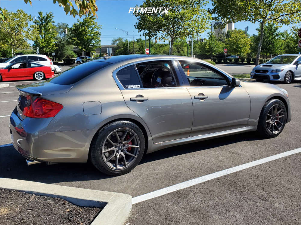 2010 INFINITI G37 Sport with 18x8.5 Option Lab R716 and Michelin 255x45 ...