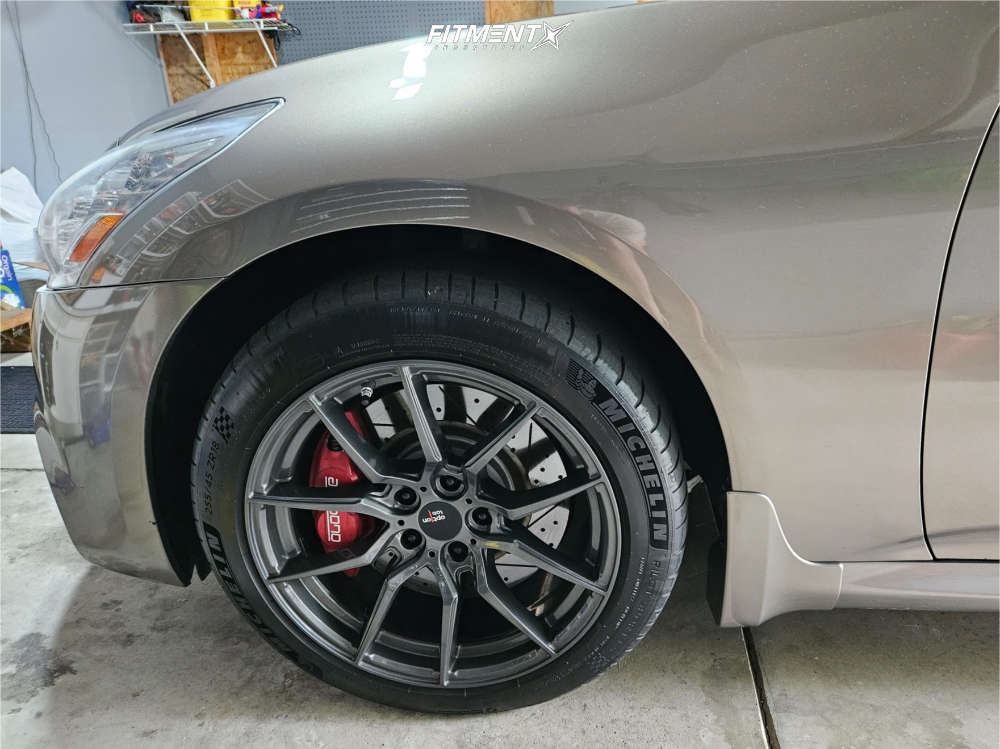 2010 INFINITI G37 Sport with 18x8.5 Option Lab R716 and Michelin 255x45 ...