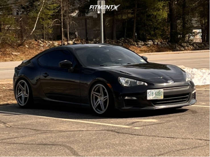 2016 Subaru BRZ Base with 18x9.5 Anovia Carrier and Continental 245x35 ...