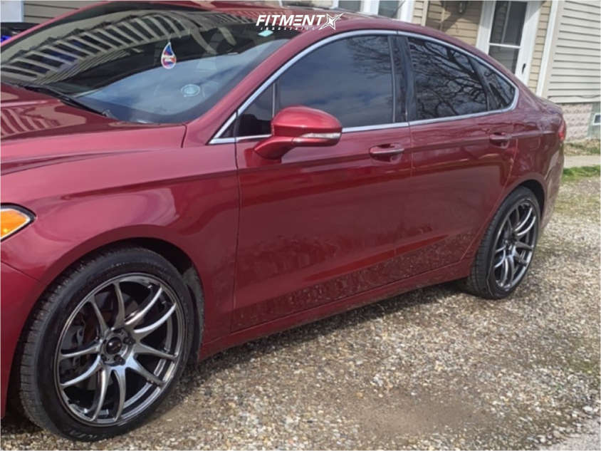 2017 Ford Fusion Sport with 19x8.5 Vors Tr4 and Continental 235x35 on ...