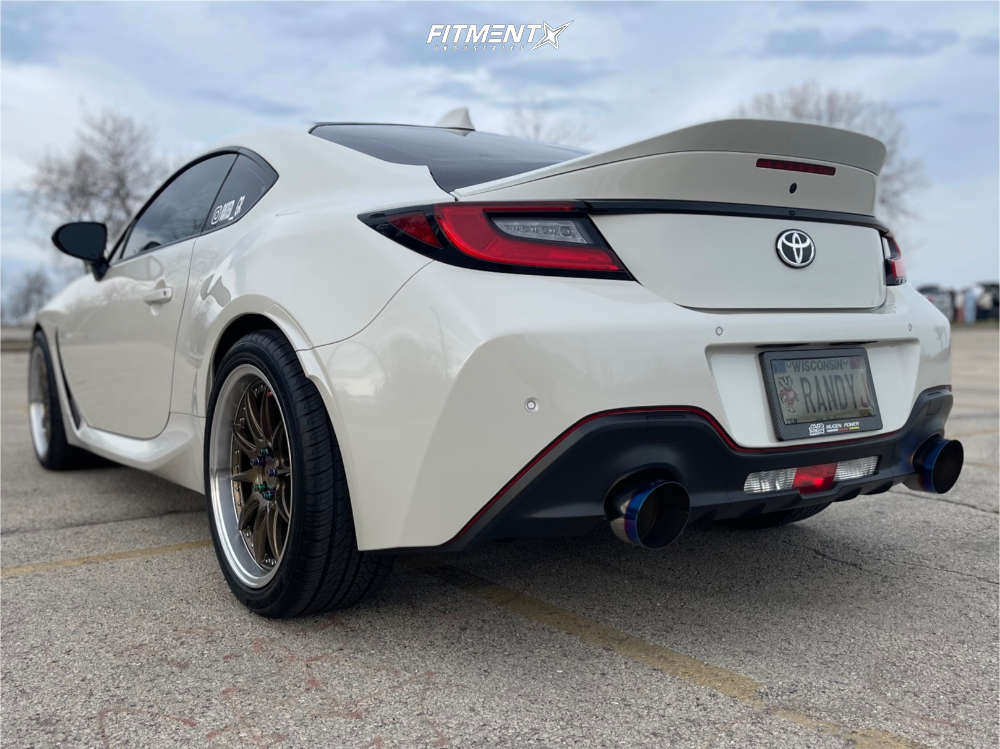 2023 Toyota GR86 Premium with 18x8.5 Aodhan Ds07 and Vercelli 245x40 on Stock Suspension ...