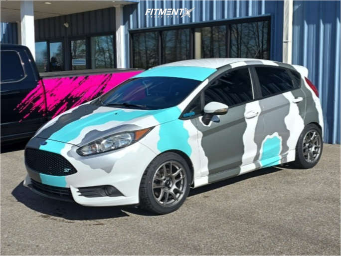 2015 Ford Fiesta ST with 16x8 Konig Heliogram and Falken 215x45 on ...