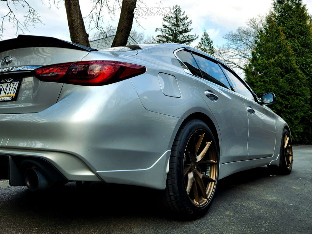 2019 INFINITI Q50 Luxe with 19x9.5 Aodhan Aff7 and Continental 255x40 ...