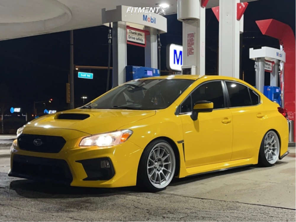 2020 Subaru WRX Base with 18x9.5 Enkei Nt03m and Lexani 215x35 on ...
