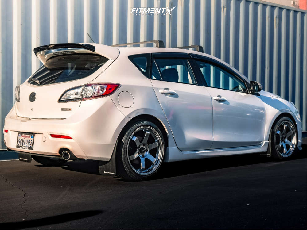 2012 Mazda 3 Mazdaspeed with 18x8.5 AVID1 AV6 and Michelin 225x40 on ...
