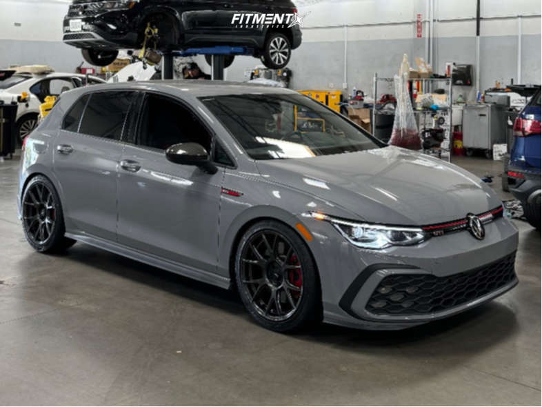 2023 Volkswagen GTI S with 18x8.5 Konig Ampliform and Falken 235x40 on ...