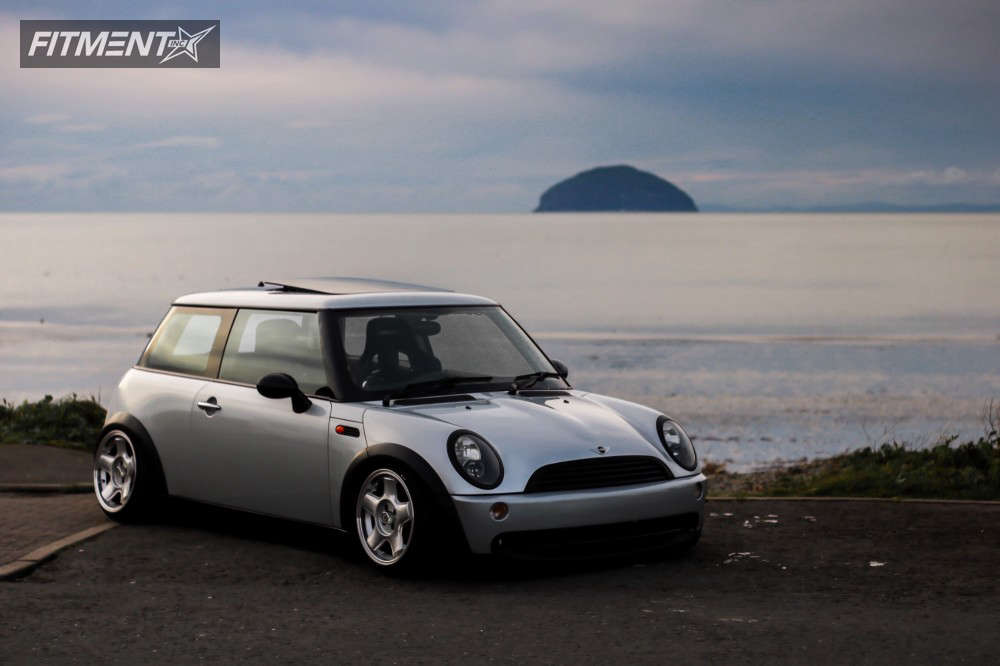 2002 Mini Cooper Base with 16x7.5 Schmidt and Nankang 165x45 on Air ...