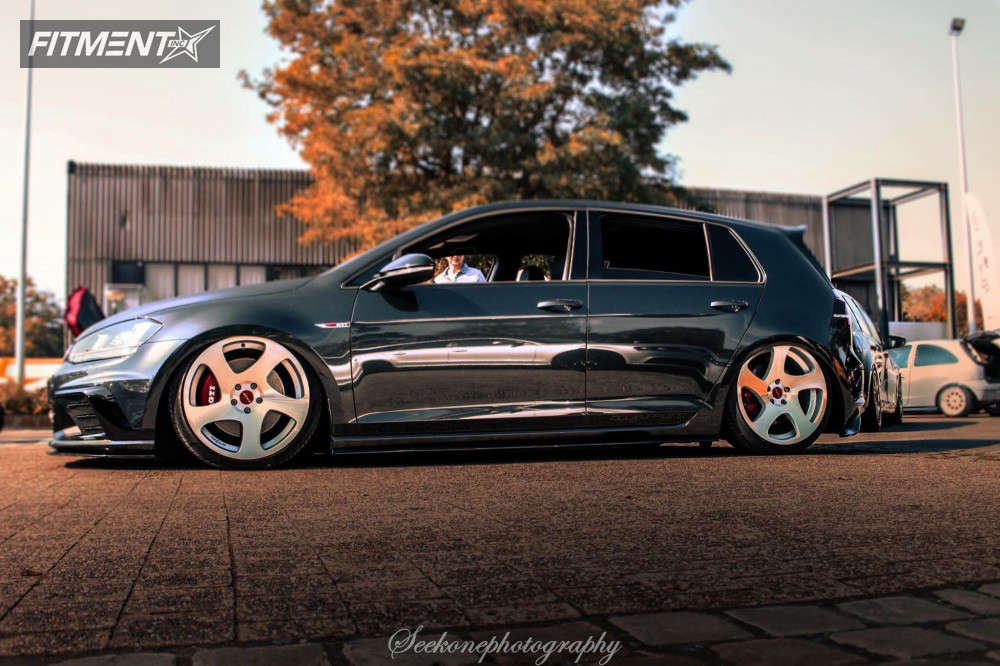 2016 Volkswagen GTI Base with 19x8.5 Rotiform Tmb and Pirelli 225x35 on ...
