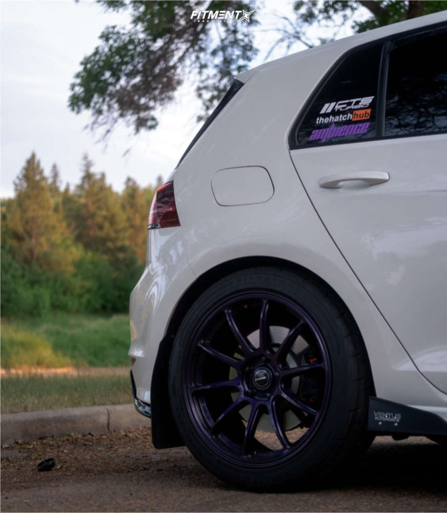 2017 Volkswagen Golf R Base with 18x8.5 Superspeed Rf03rr and Firestone ...