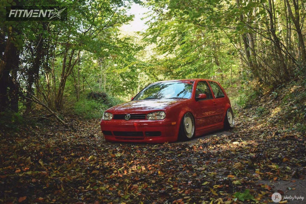 2002 Volkswagen GTI Base with 18x9 Schmidt TH Lines and Hankook 205x40 ...