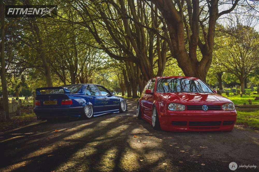 2002 Volkswagen GTI Base with 18x9 Schmidt TH Lines and Hankook 205x40 ...