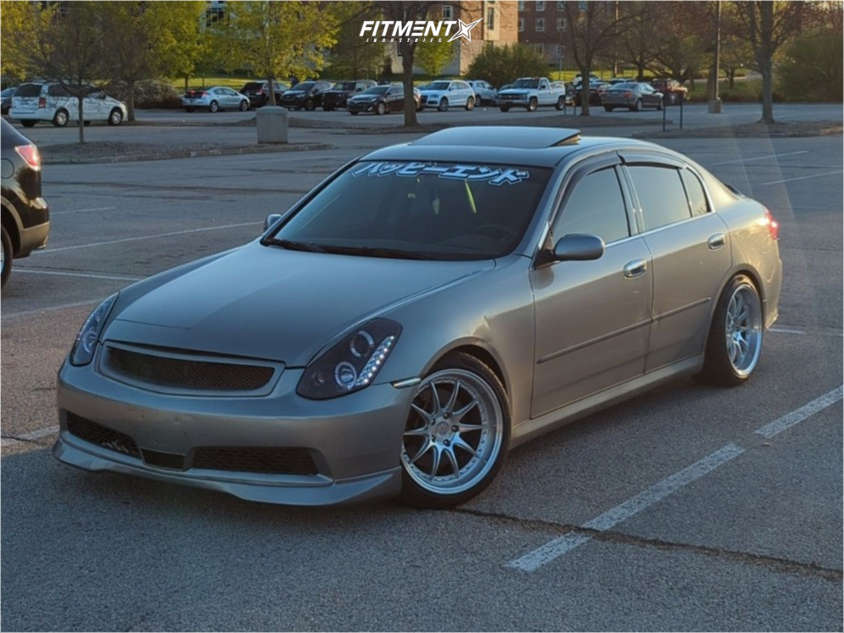 2006 INFINITI G35 X with 18x9.5 Aodhan Ds07 and Lexani 235x40 on ...