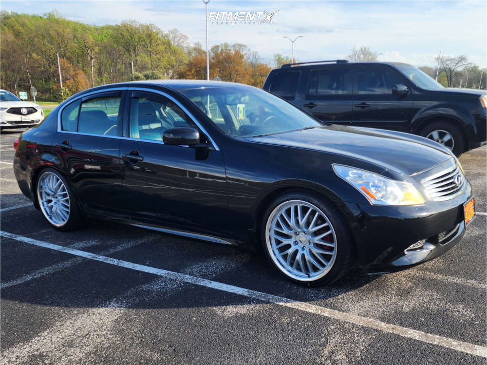 2008 INFINITI G35 X Sport with 20x9 Voxx Masi and Falken 245x35 on ...
