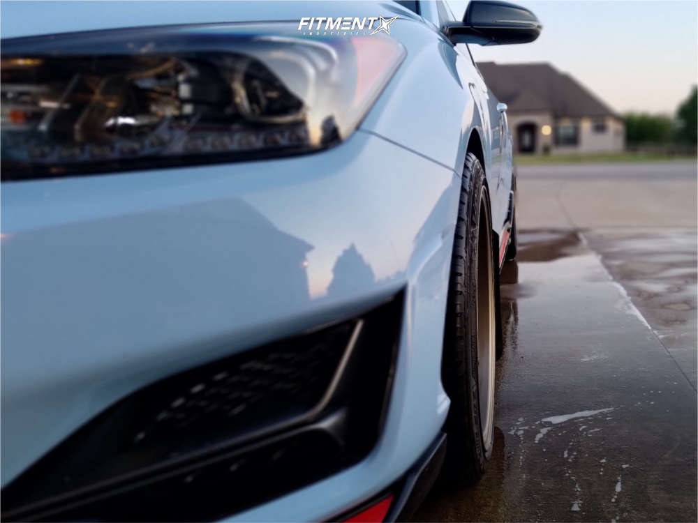 2019 Hyundai Veloster N PP with 18x8.5 AVID1 Av42 and Lexani 225x40 on ...