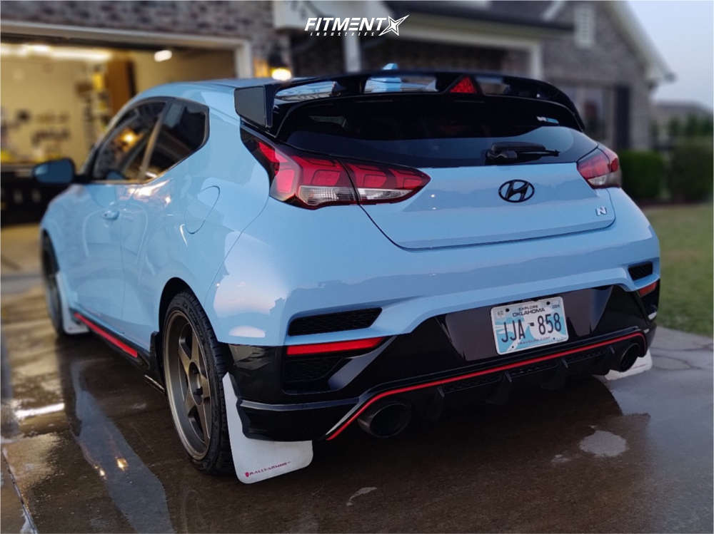 2019 Hyundai Veloster N PP with 18x8.5 AVID1 Av42 and Lexani 225x40 on ...