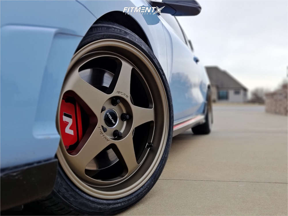 2019 Hyundai Veloster N PP with 18x8.5 AVID1 Av42 and Lexani 225x40 on ...