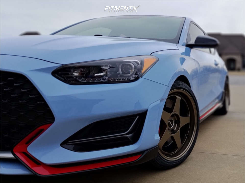 2019 Hyundai Veloster N PP with 18x8.5 AVID1 Av42 and Lexani 225x40 on ...