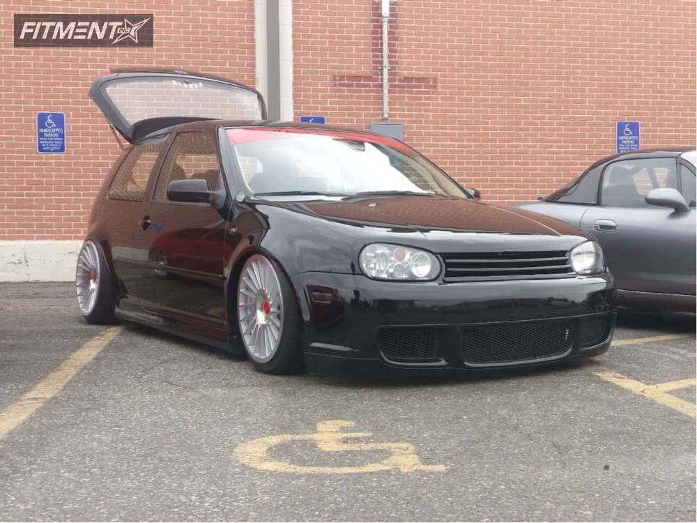 2001 Volkswagen GTI Base with 18x8.5 Rotiform Ind-t and Firestone ...