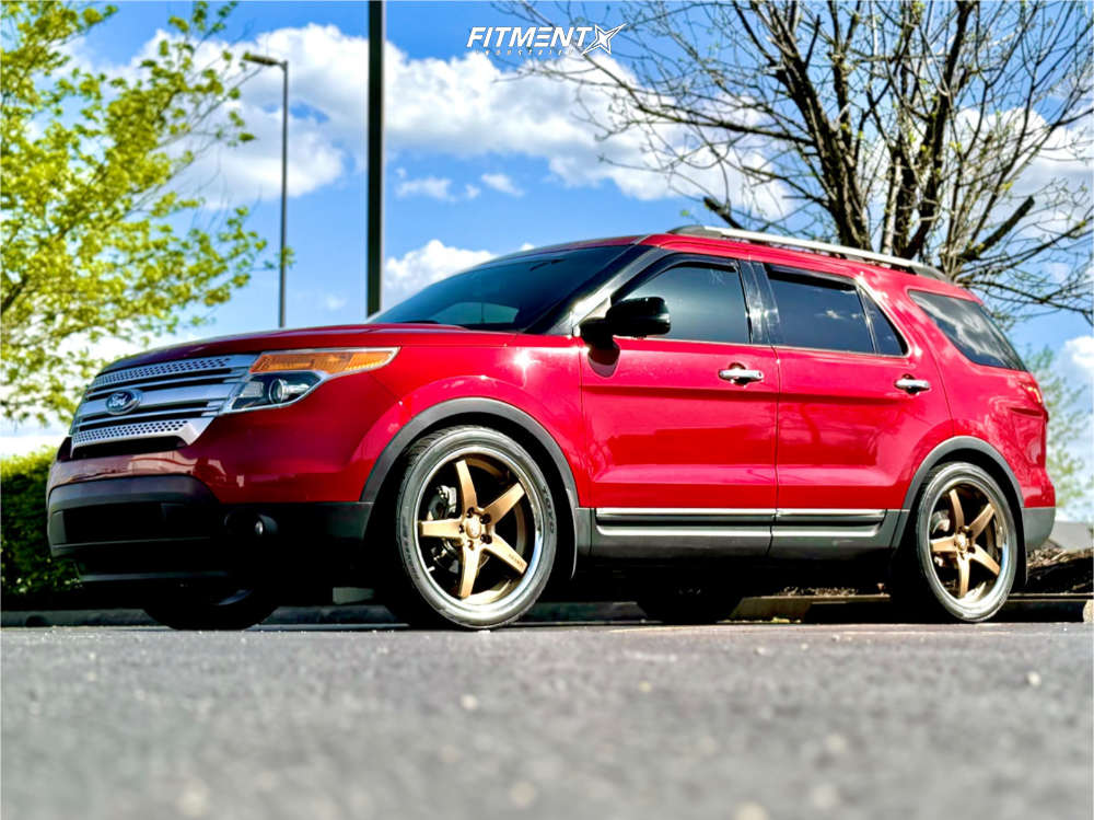 2013 Ford Explorer XLT with 22x9 Asanti Black Abl-31 and Toyo Tires ...