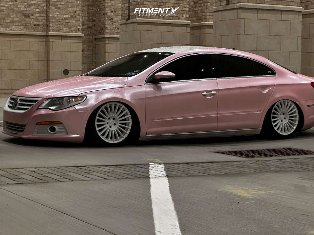 2010 Volkswagen CC Sport with 18x9.5 Rotiform Buc and Continental ...
