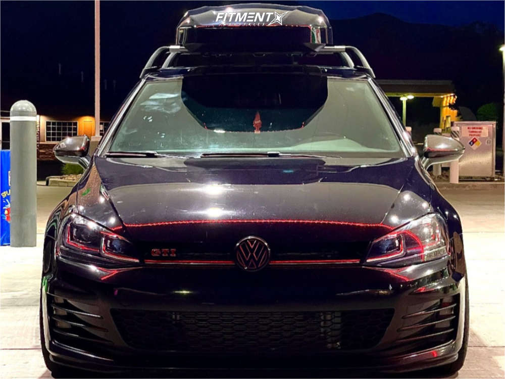 2017 Volkswagen GTI S with 18x8.5 Rotiform Rse and Michelin 225x40 on ...