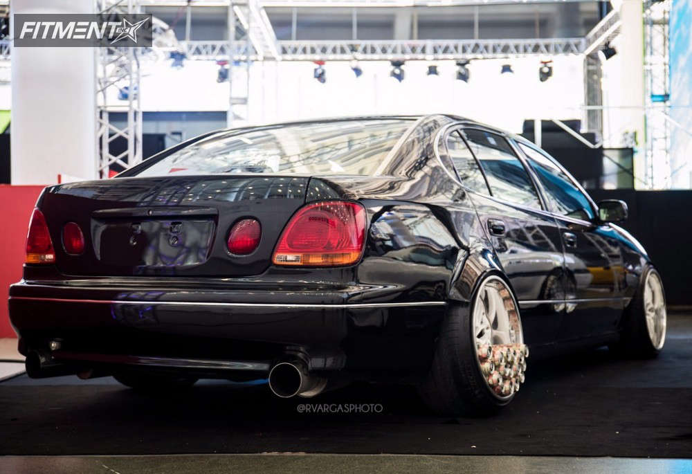 2001 Lexus GS430 Base with 19x11 Weds Borphe and Nankang 225x35 on ...