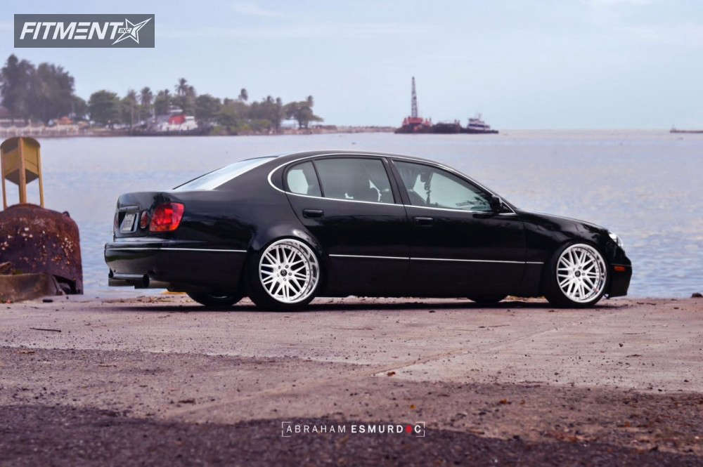 2001 Lexus GS430 Base with 19x11 Weds Borphe and Nankang 225x35 on ...