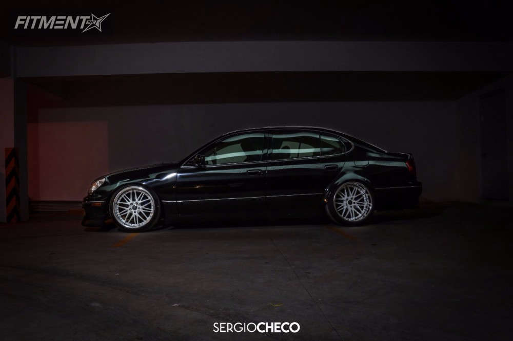 2001 Lexus GS430 Base with 19x11 Weds Borphe and Nankang 225x35 on ...