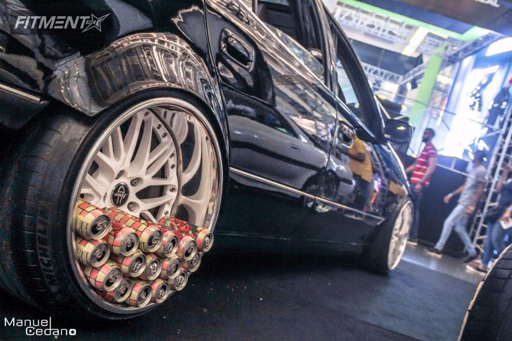 2001 Lexus GS430 Base with 19x11 Weds Borphe and Nankang 225x35 on ...