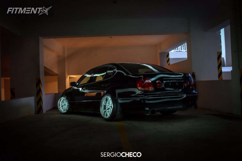 2001 Lexus GS430 Base with 19x11 Weds Borphe and Nankang 225x35 on ...