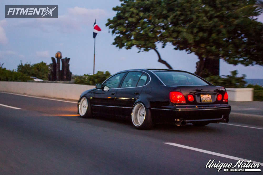 2001 Lexus GS430 Base with 19x11 Weds Borphe and Nankang 225x35 on ...