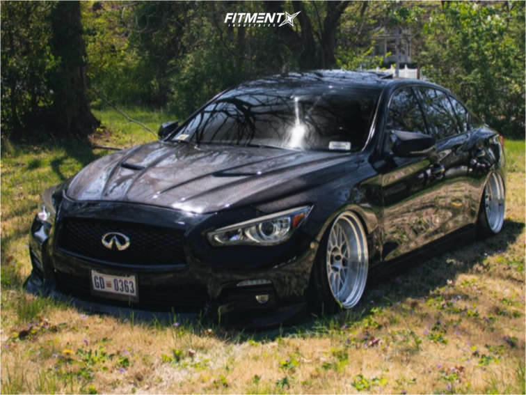 2015 INFINITI Q50 Sport with 19x11 Aodhan Ah02 and Ohtsu 245x40 on Air ...