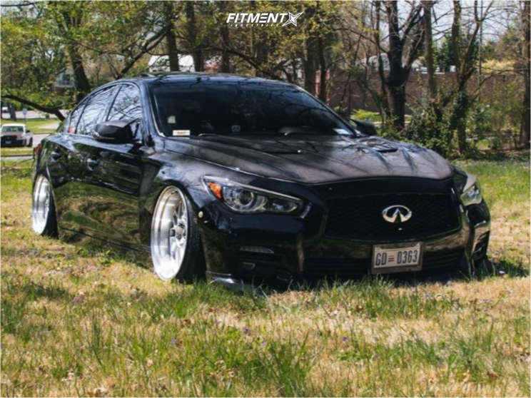 2015 INFINITI Q50 Sport with 19x11 Aodhan Ah02 and Ohtsu 245x40 on Air ...