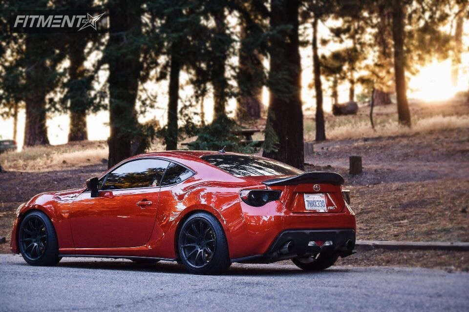 2013 Scion FR-S Base with 18x9.5 Rota Grid and Nitto 225x40 on Lowering ...