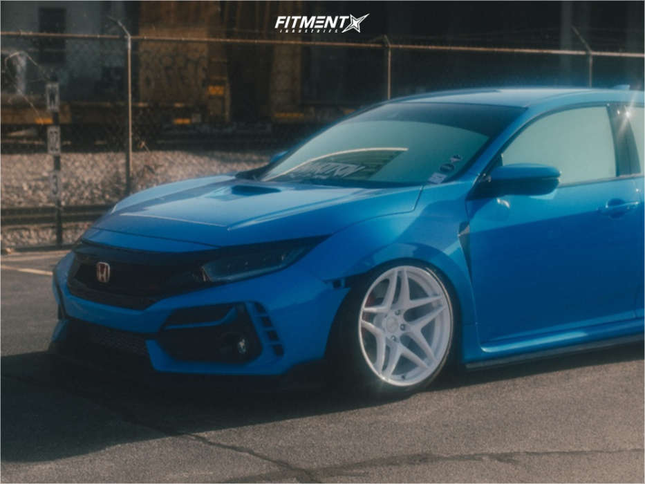 2021 Honda Civic Type R with 18x10.5 Kansei Astro and Land Golden ...