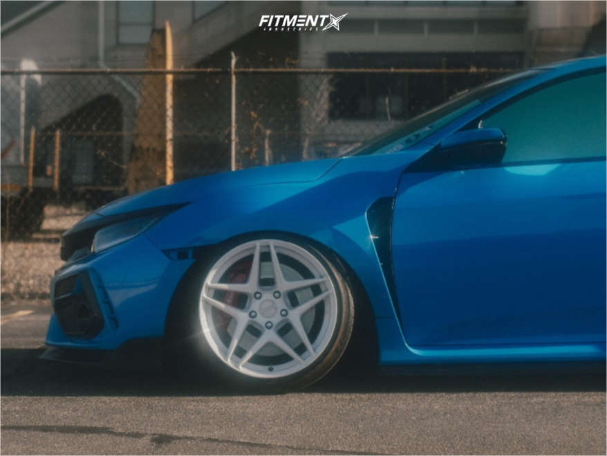 2021 Honda Civic Type R with 18x10.5 Kansei Astro and Land Golden ...