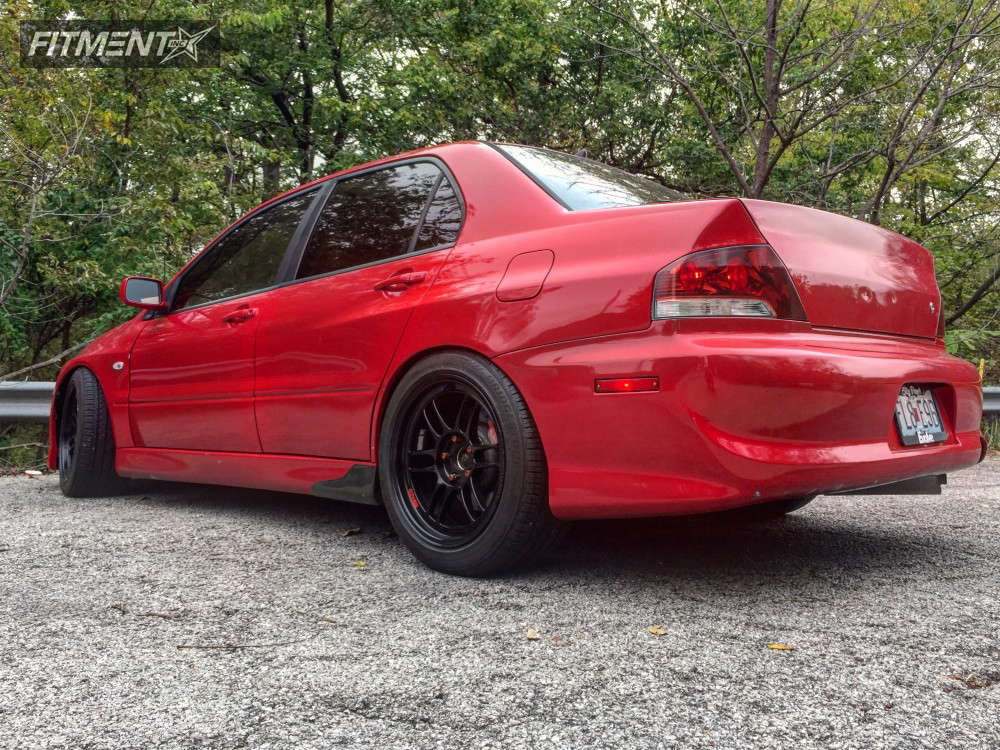 2003 Mitsubishi Lancer 4dr Sport Sedan (2.0L 4cyl Turbo 5M) with 17x9.5 ...