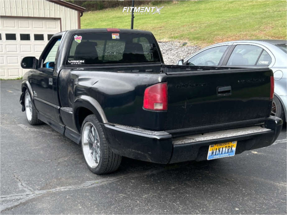 1999 Chevrolet S10 Xtreme with 18x8.5 Vision Torque and Lexani 235x40 ...