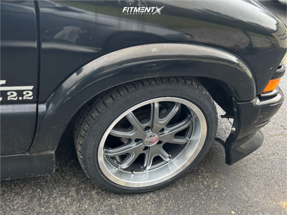 1999 Chevrolet S10 Xtreme with 18x8.5 Vision Torque and Lexani 235x40 ...