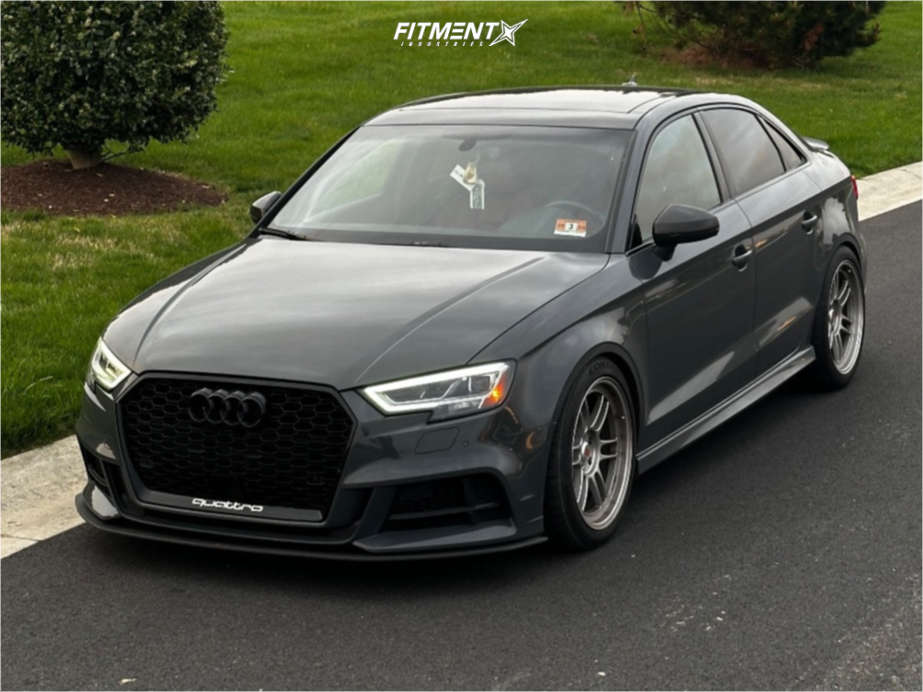 2017 Audi S3 Premium Plus with 18x9 Enkei Rpf1 and Continental 245x40 ...