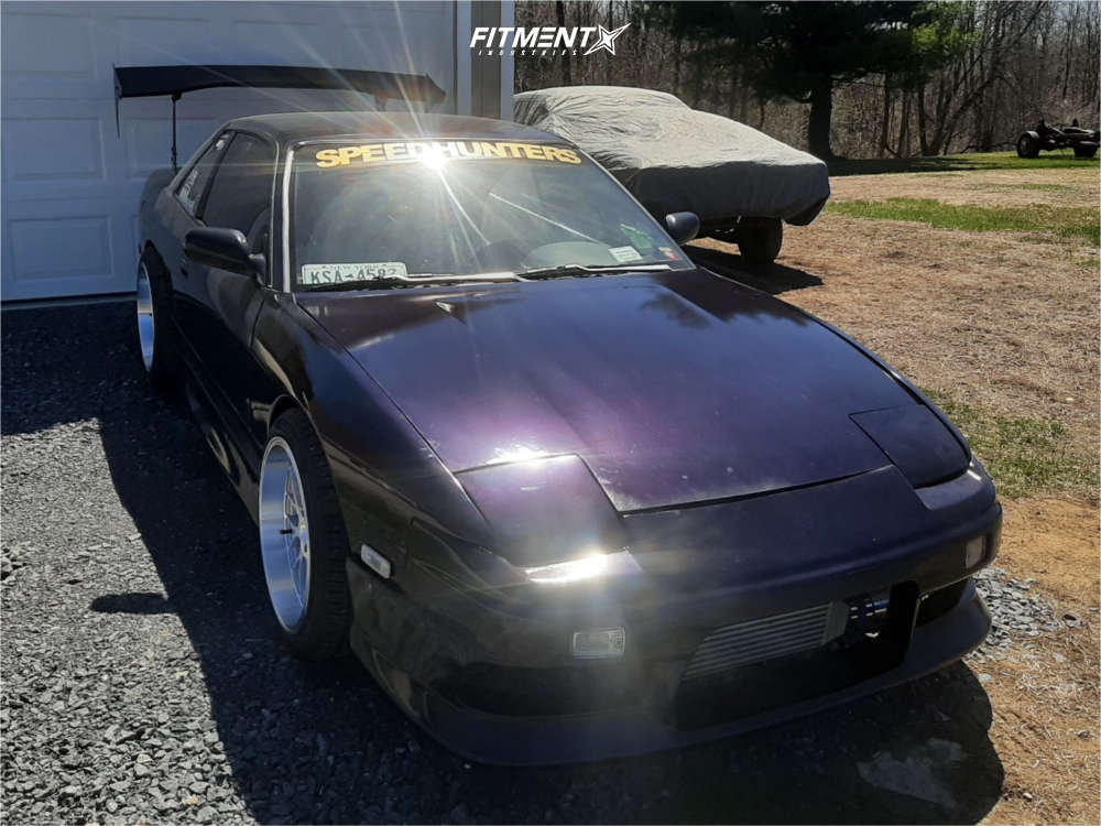 1989 Nissan 240SX Base with 18x9.5 Square G6 and Lexani 235x40 on ...