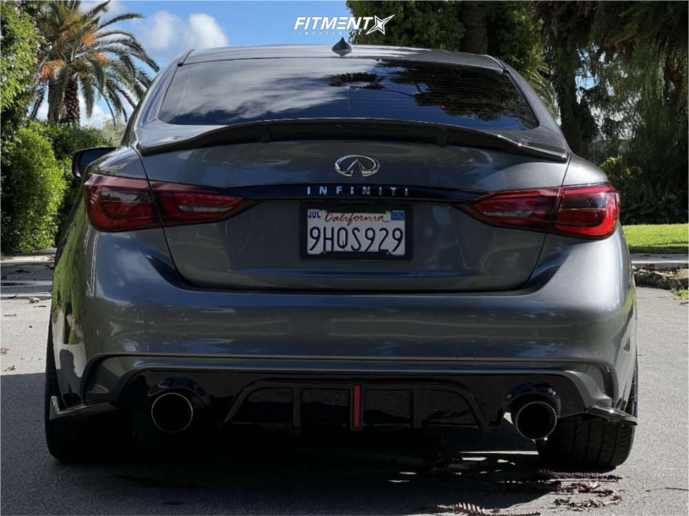 2018 INFINITI Q50 Luxe with 19x8.5 Aodhan Aff7 and Lexani 255x40 on ...