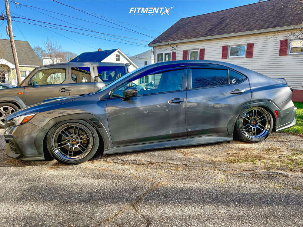 2022 Subaru WRX Limited with 18x9.5 Enkei Rpf1 and Lexani 245x40 on Air Suspension | 2986853 ...