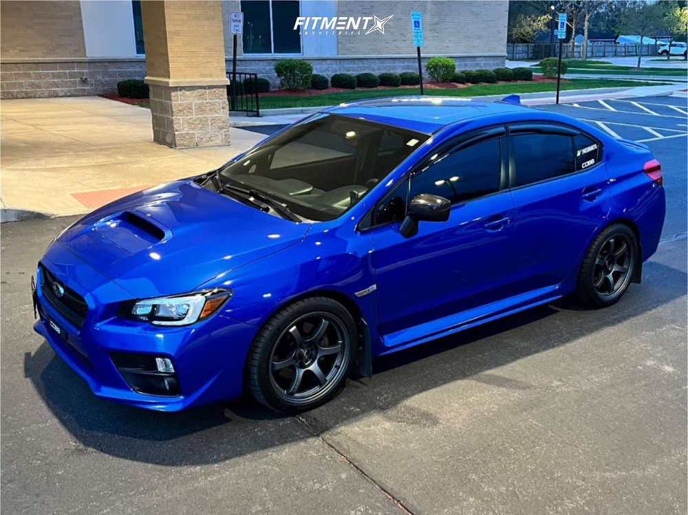 2015 Subaru WRX Premium with 18x9.5 Gram Lights 57dr and Michelin ...