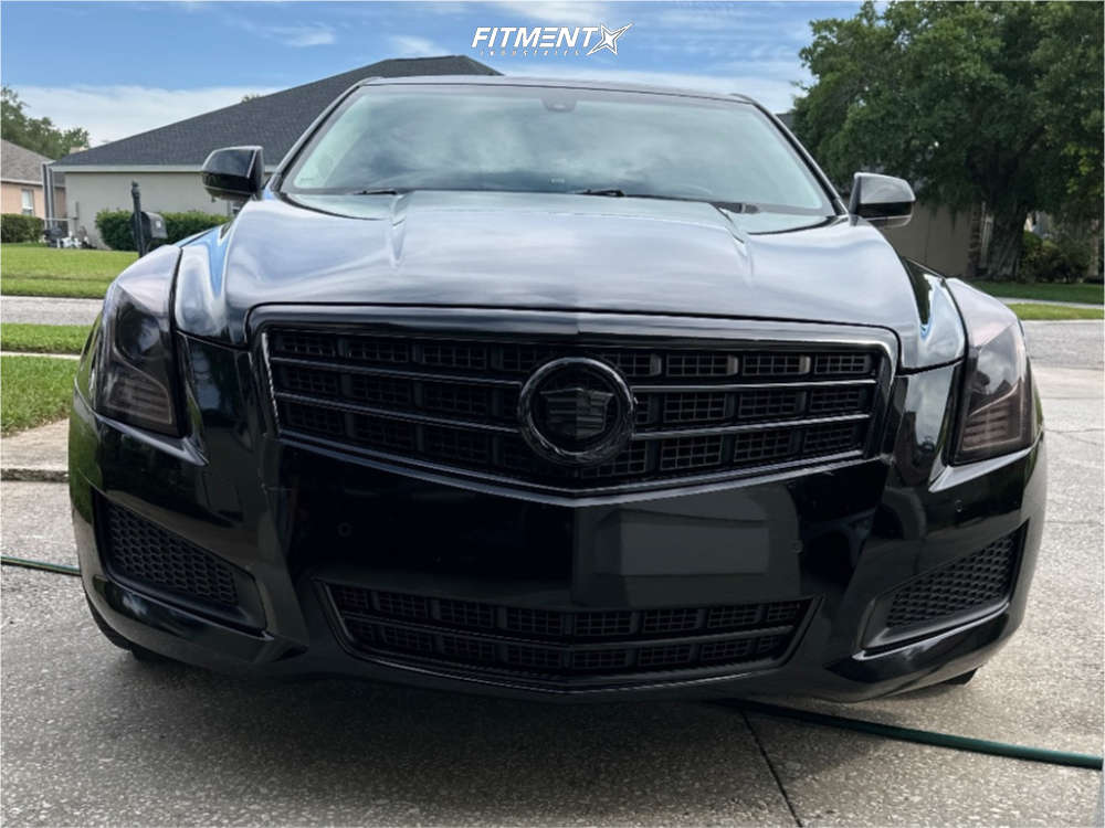 2014 Cadillac ATS Luxury with 18x8.5 Vors Tr4 and Bridgestone 225x40 on ...